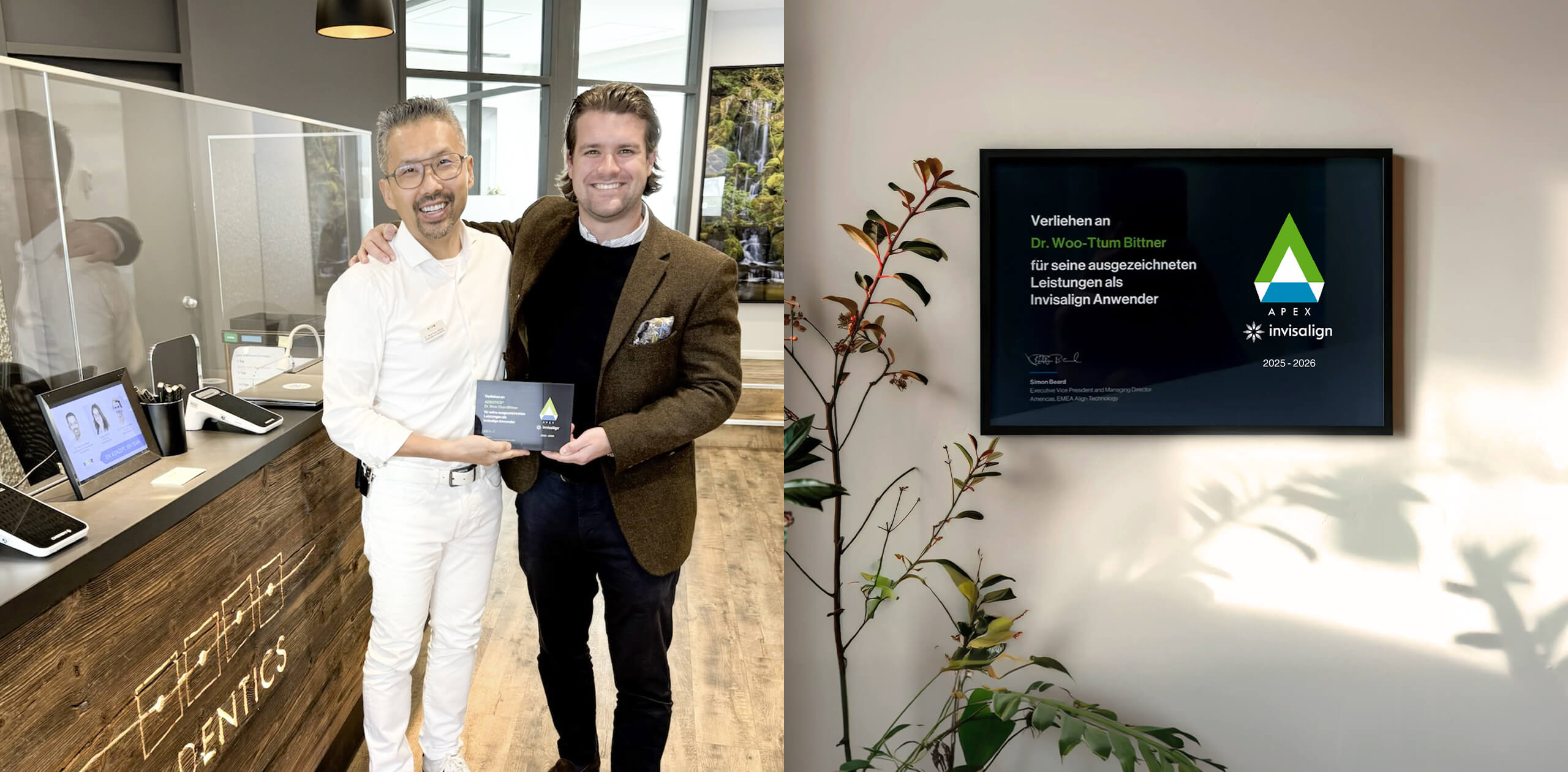 ADENTICS honoured with the Invisalign Apex Award 2025